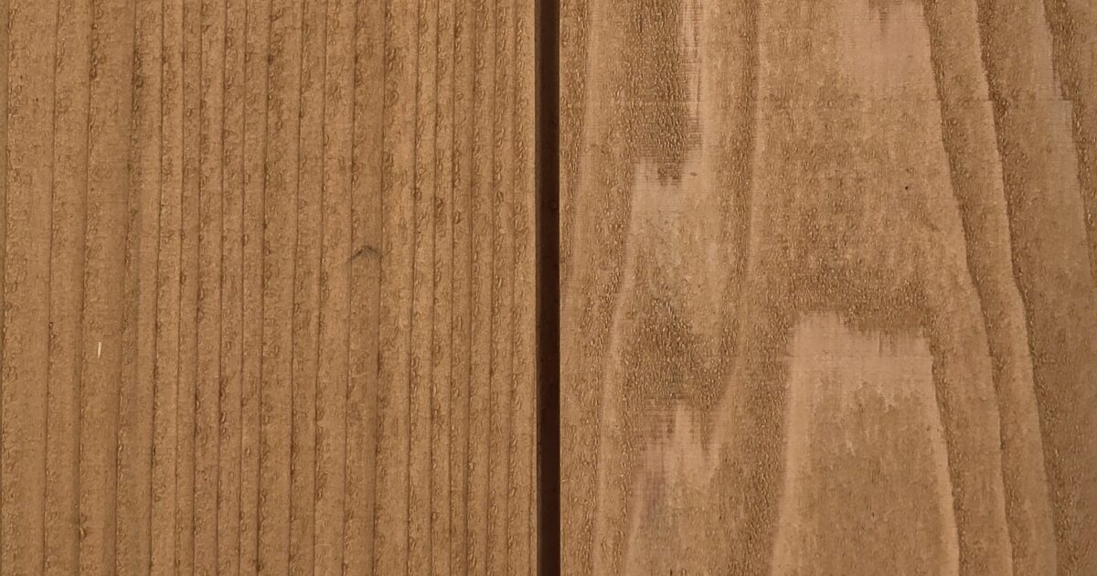JSC Scumble® Clear on Western Red Cedar | JSC JSC Scumble® Wood Oil…