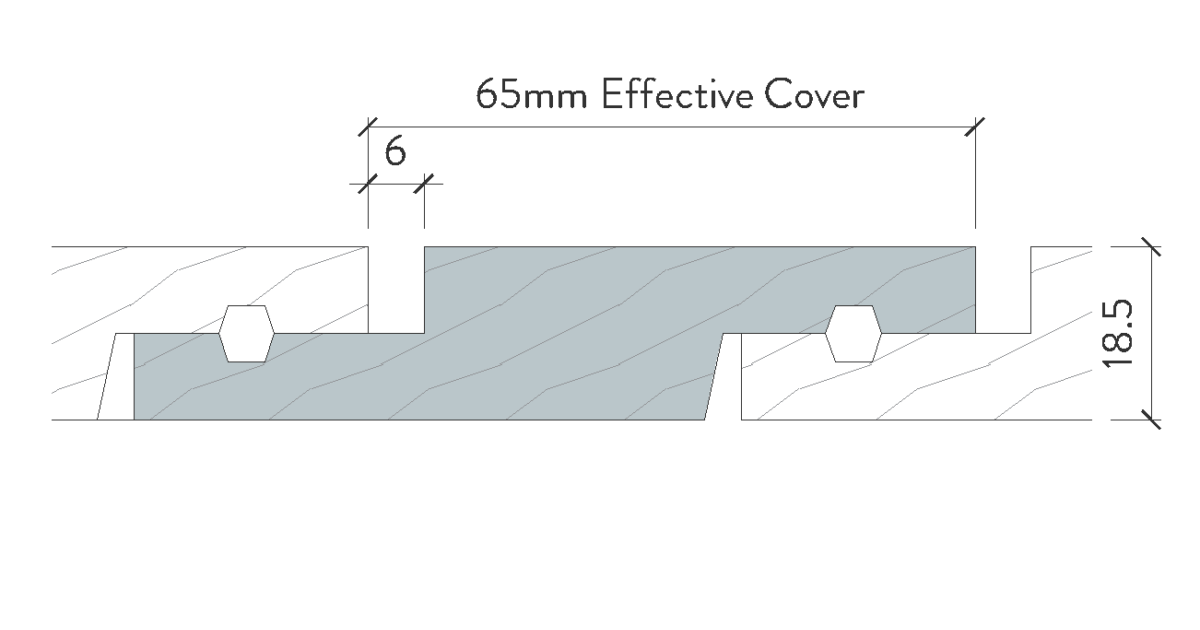 TMT341 Vertical Shiplap Cladding | JSC