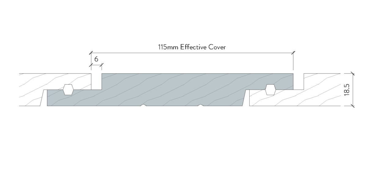TMT361 Vertical Shiplap Cladding | JSC
