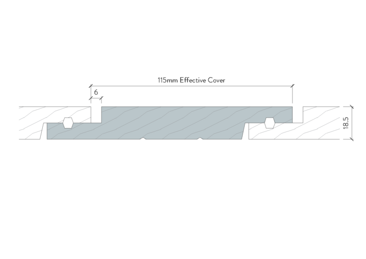 TMT361 Vertical Shiplap Cladding | JSC