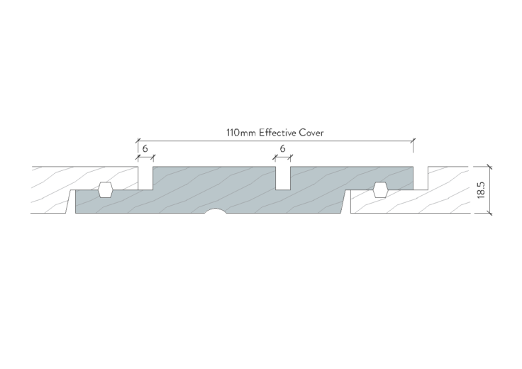 J55-22 Vertical Shiplap Cladding | JSC